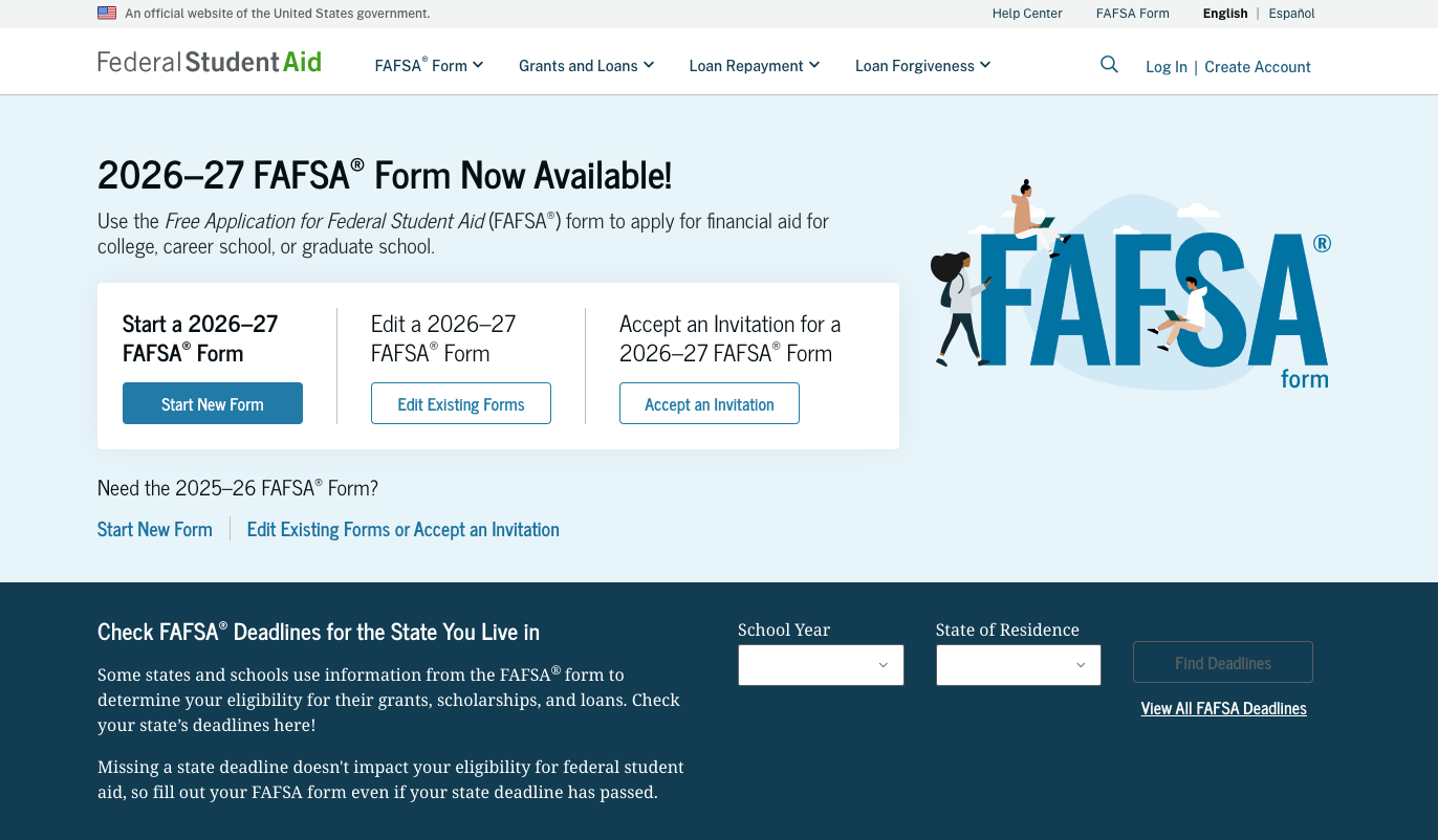 2027–28 FAFSA Development Begins: Trump Administration Unveils Sweeping ...